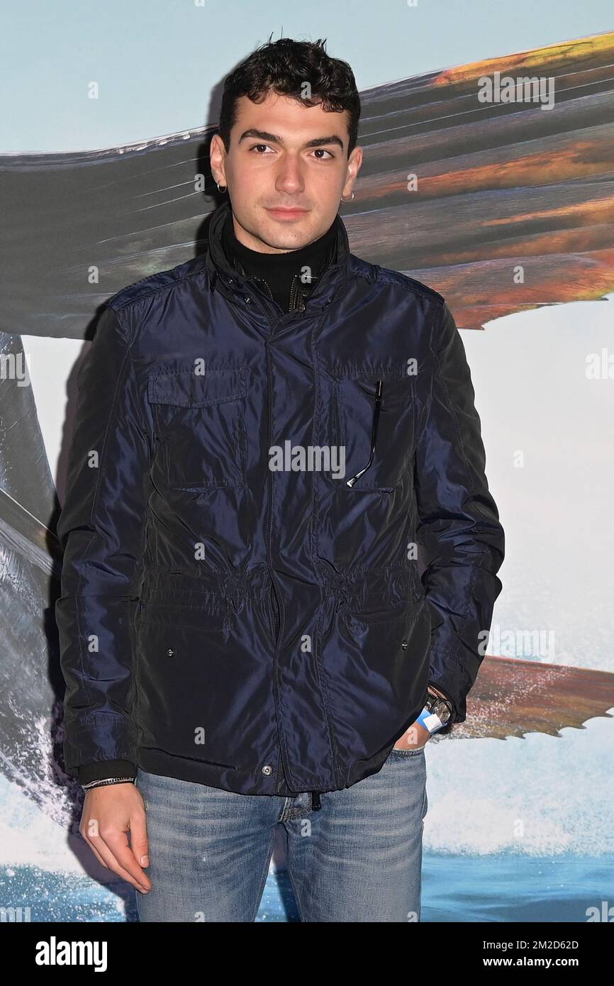 Rome, Italy. 13th Dec, 2022. Giacomo Giorgio attends the blu carpet of ...