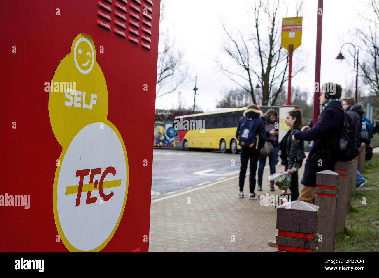 Tec Busses at the Bus station in Louvain-La-Neuve | Bus Tec a la gare ...