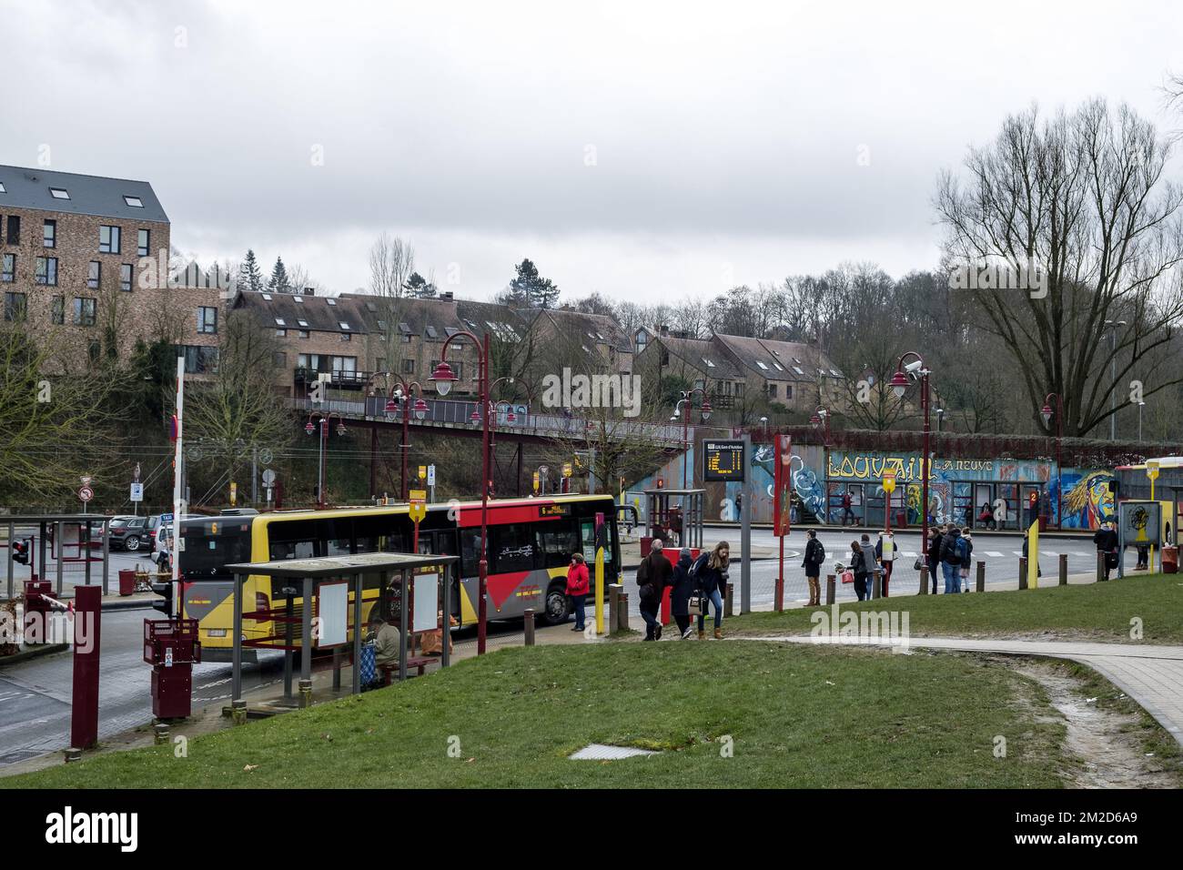 Tec Busses at the Bus station in Louvain-La-Neuve | Bus Tec a la gare ...