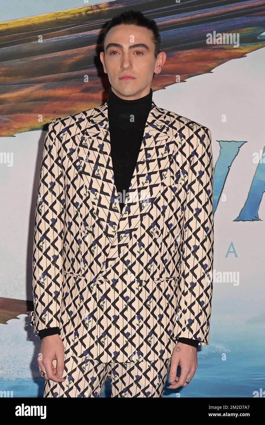 Rome, Italy. 13th Dec, 2022. Michele Bravi attends the blu carpet of ...