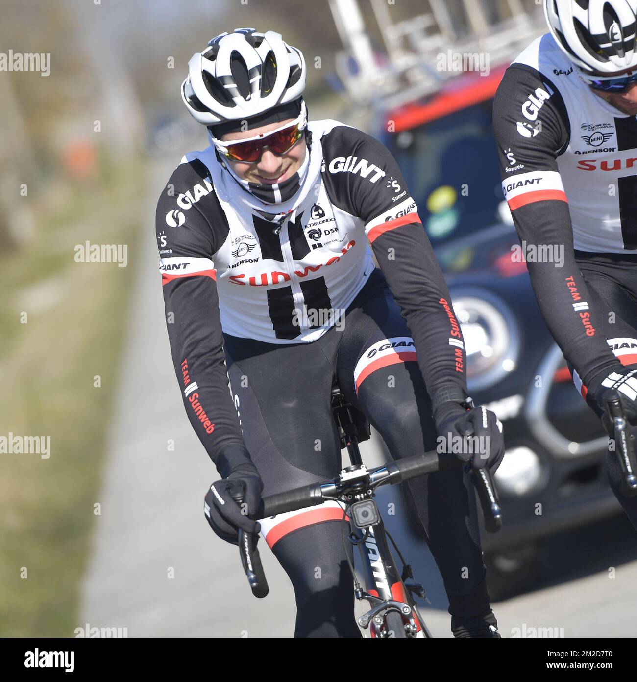 Belgian Edward Theuns of Team Sunweb pictured in action during the ...