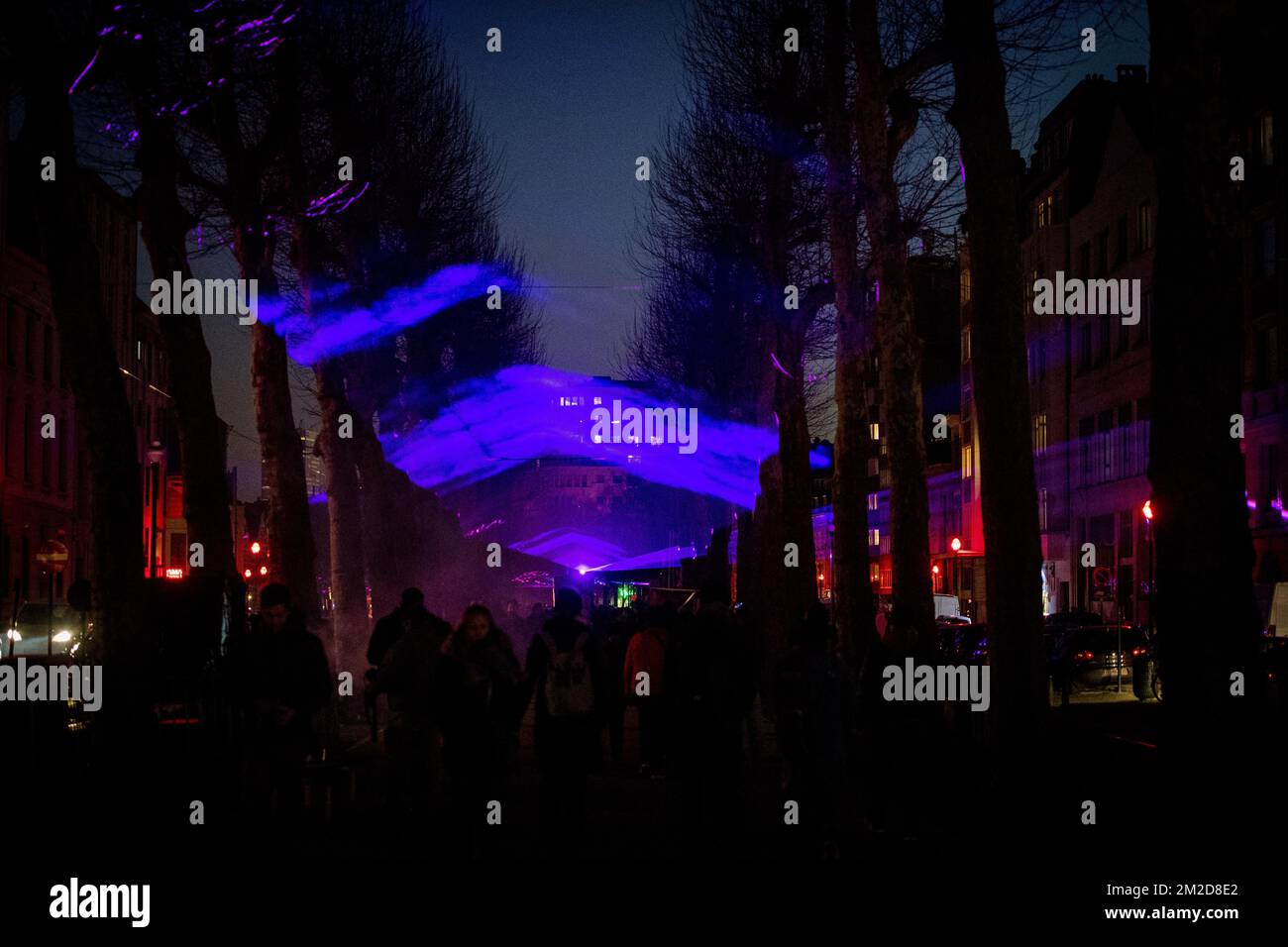 Illustration picture taken during the first day of the 'Bright Brussels ...