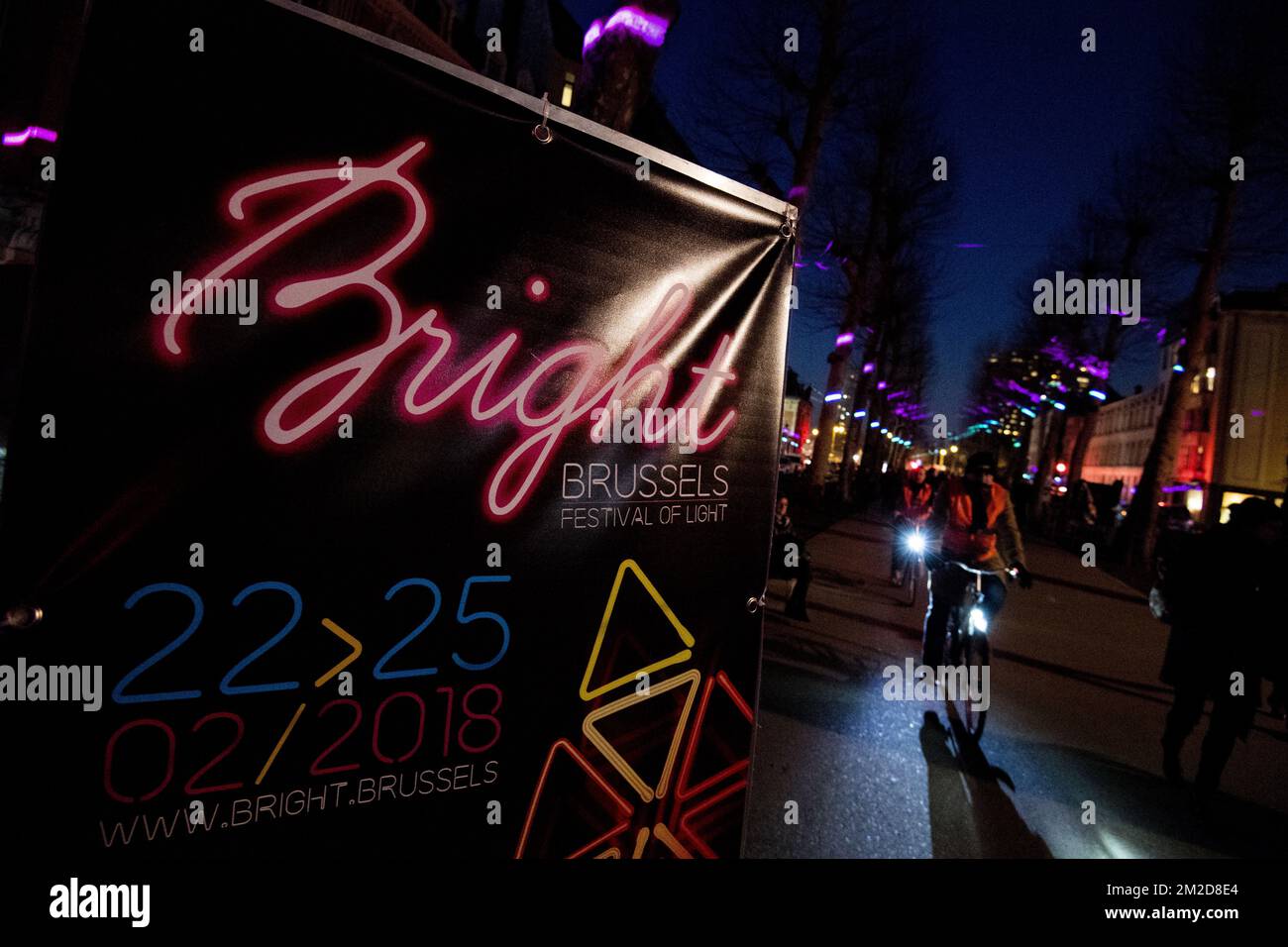 Illustration picture taken during the first day of the 'Bright Brussels ...