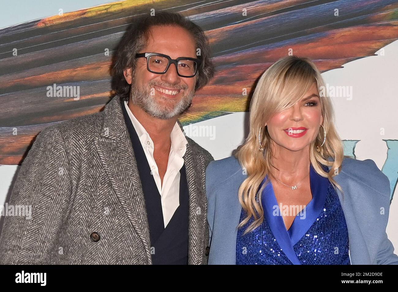 Francesco (l) and Matilde Brandi (r) attend the blu carpet of the movie ...