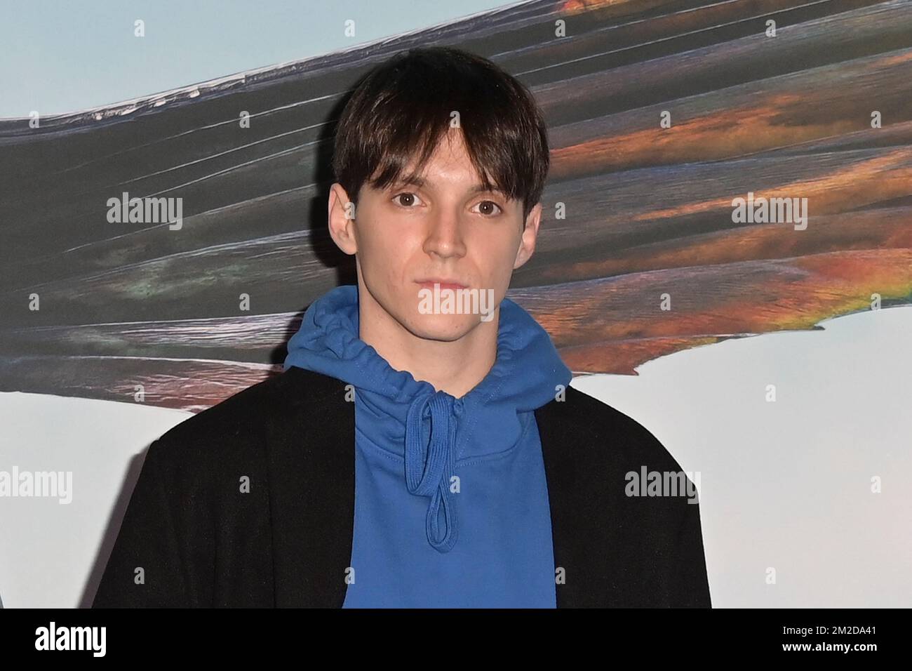 Samuele Barbetta attends the blu carpet of the movie "Avatar La via ...