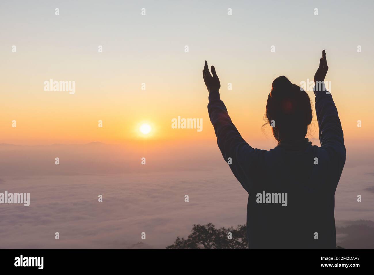 Helping hands of god hi-res stock photography and images - Alamy