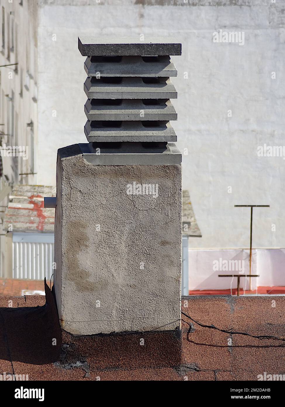 Roof chimney | Cheminée de toit 02/03/2018 Stock Photo - Alamy