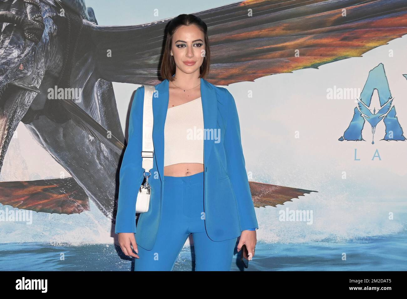 Roberta Giusti attends the blu carpet of the movie "Avatar La via dell ...