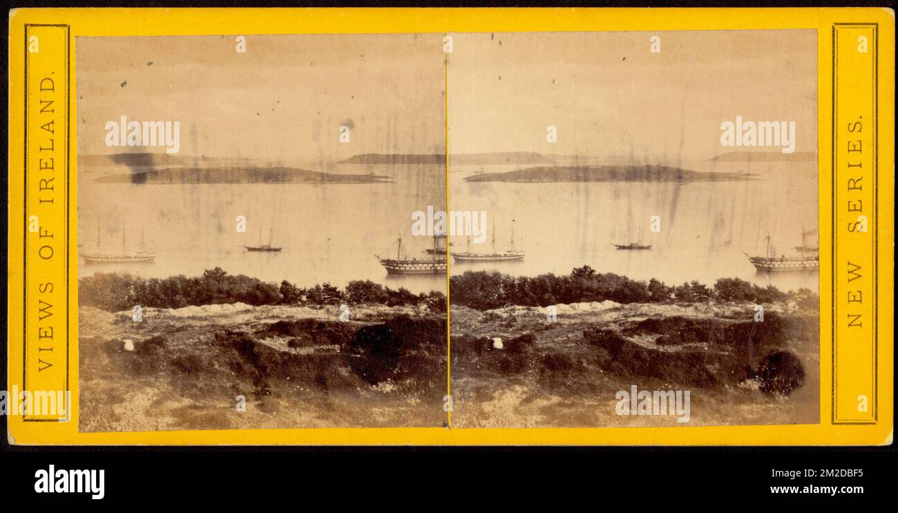 The Cove of Cork, from Spy Hill , Bodies of water, Ships Stock Photo ...
