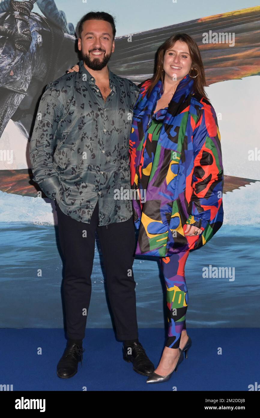 Rome, Italy. 13th Dec, 2022. Riccardo Cotumaccio (l) and Michela Giraud ...