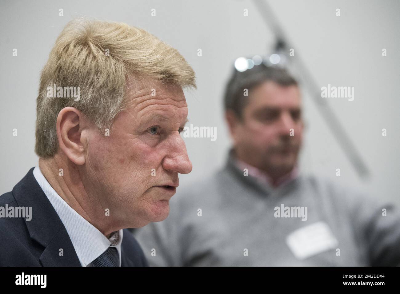 CSC-Transcom Luc Piens and CGSP-ACOD railworkers national chairman ...