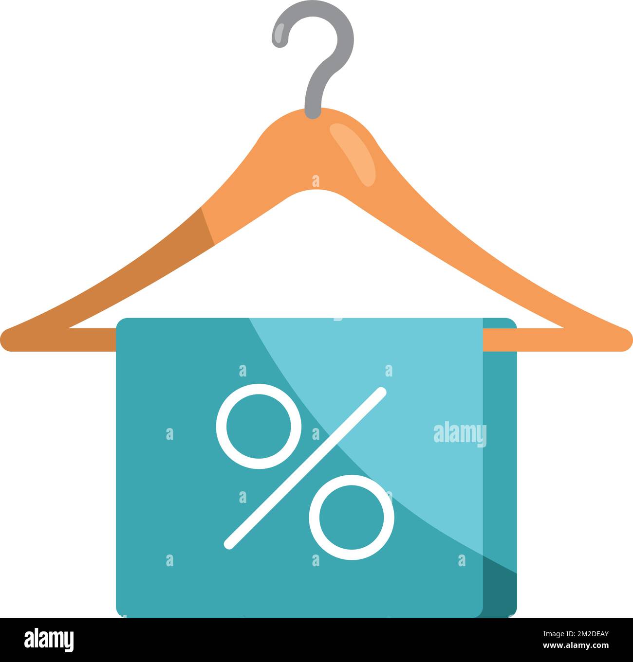 percent symbol in clothes hook icon Stock Vector Image & Art - Alamy