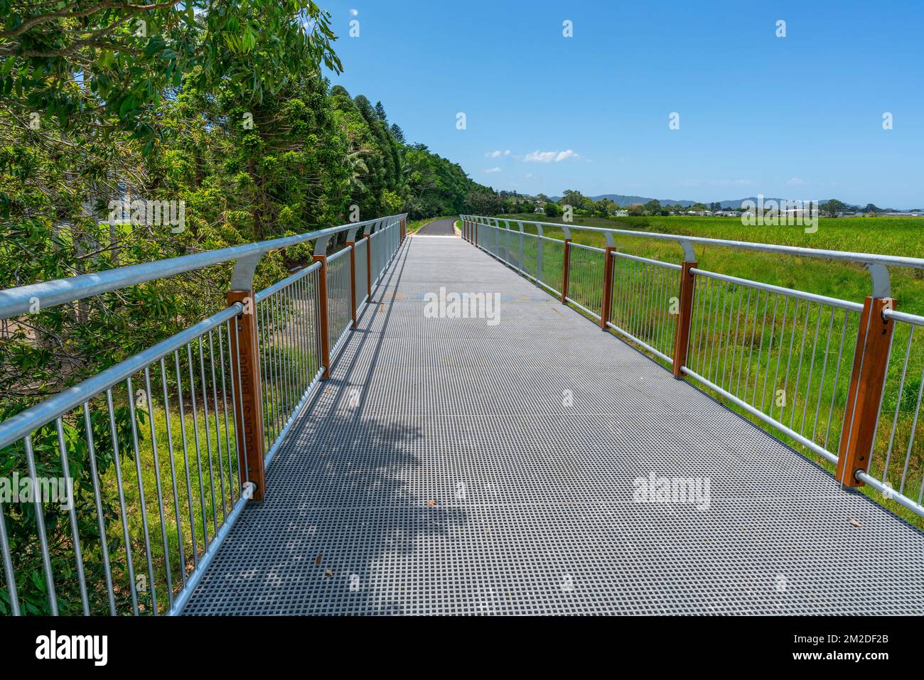 The new Rail Trail on the old northern line at Murwillumbah, northern ...