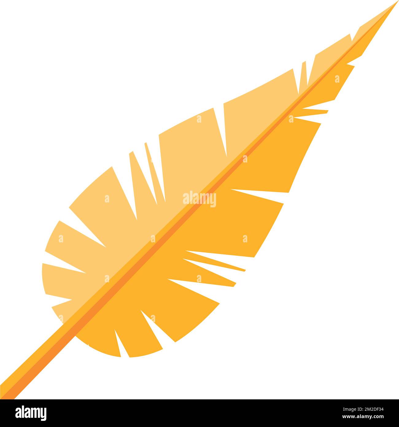 yellow feather bird nature icon Stock Vector Image & Art - Alamy