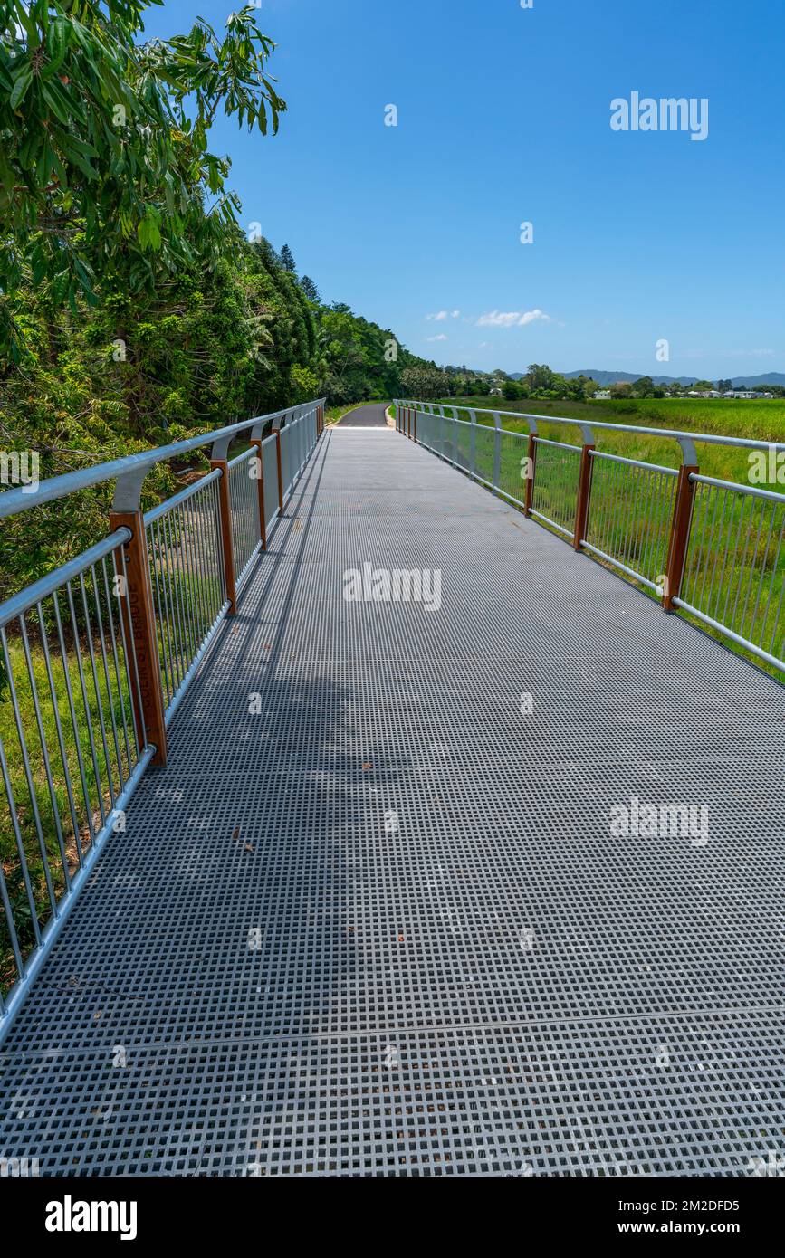 The new Rail Trail on the old northern line at Murwillumbah, northern ...