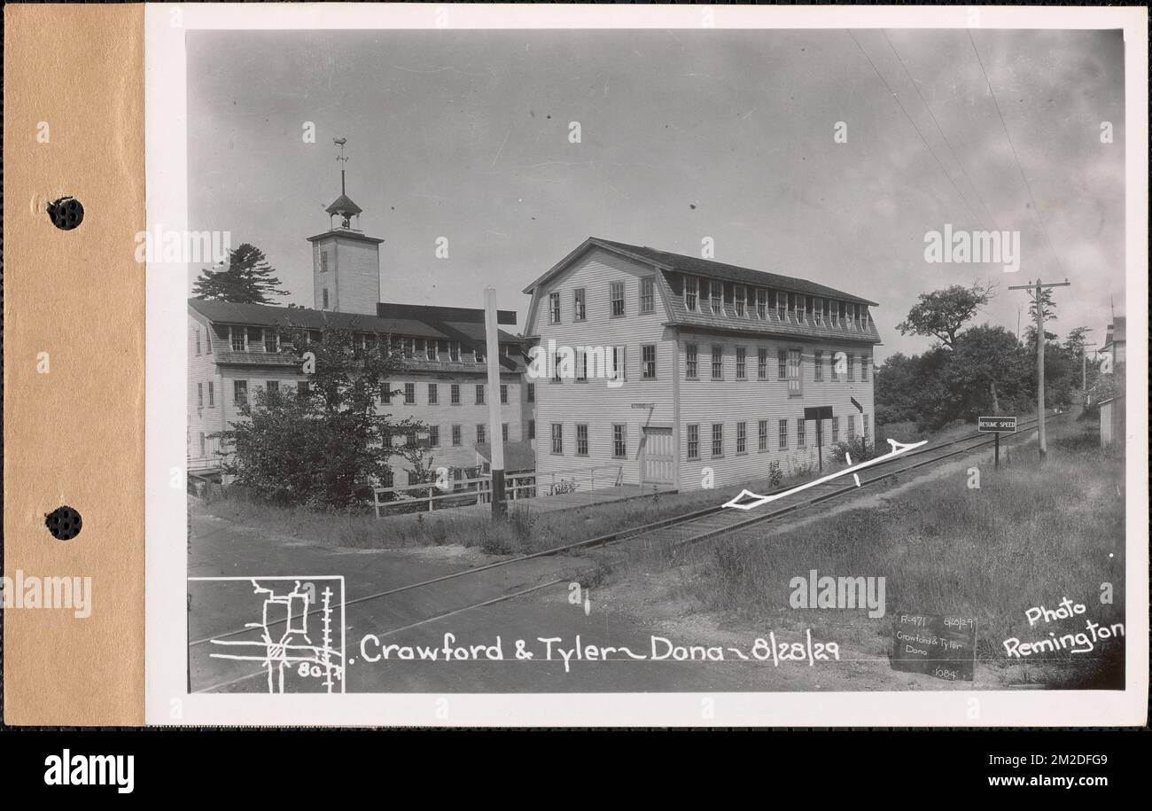 Crawford & Tyler, mill, North Dana, Dana, Mass., Aug. 28, 1929 : Parcel ...