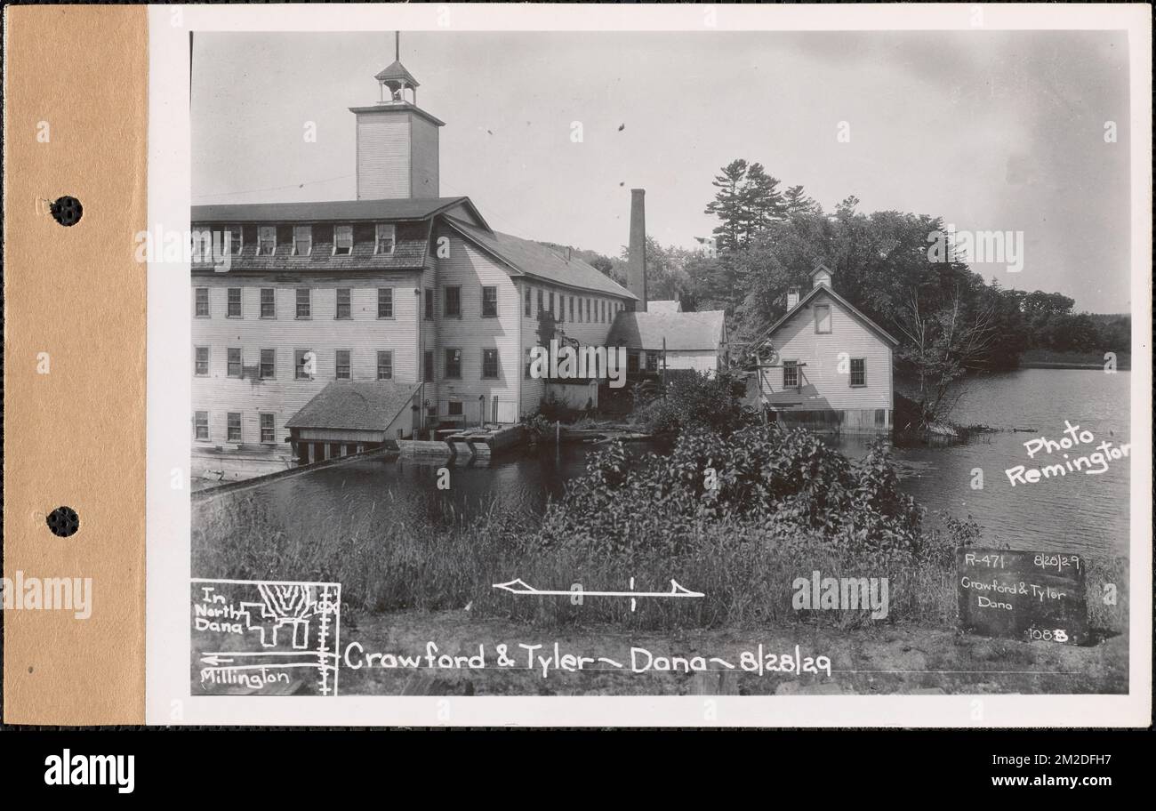 Crawford & Tyler, mill building, North Dana, Dana, Mass., Aug. 28, 1929 ...