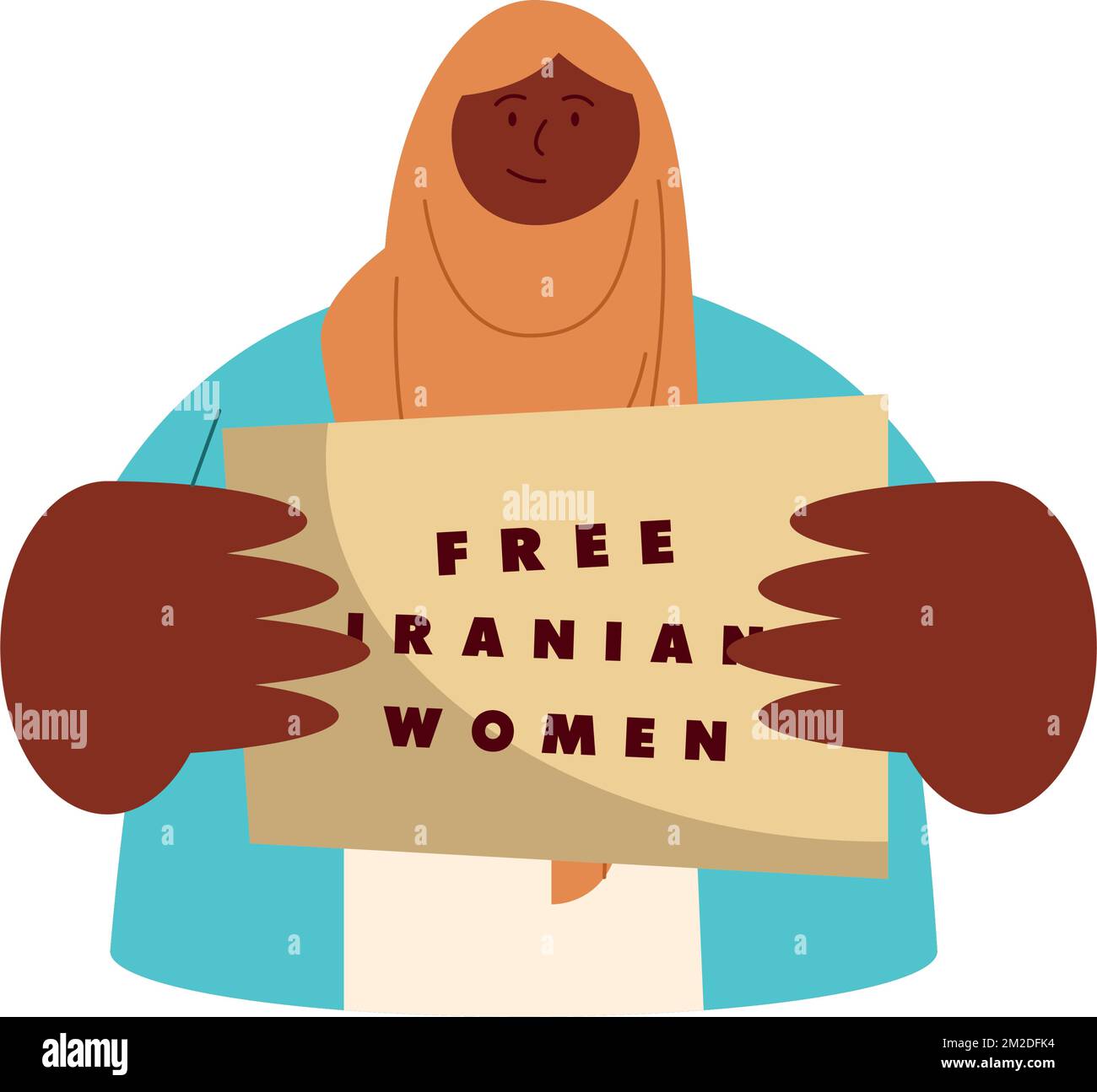 iranian woman with label character Stock Vector Image & Art - Alamy