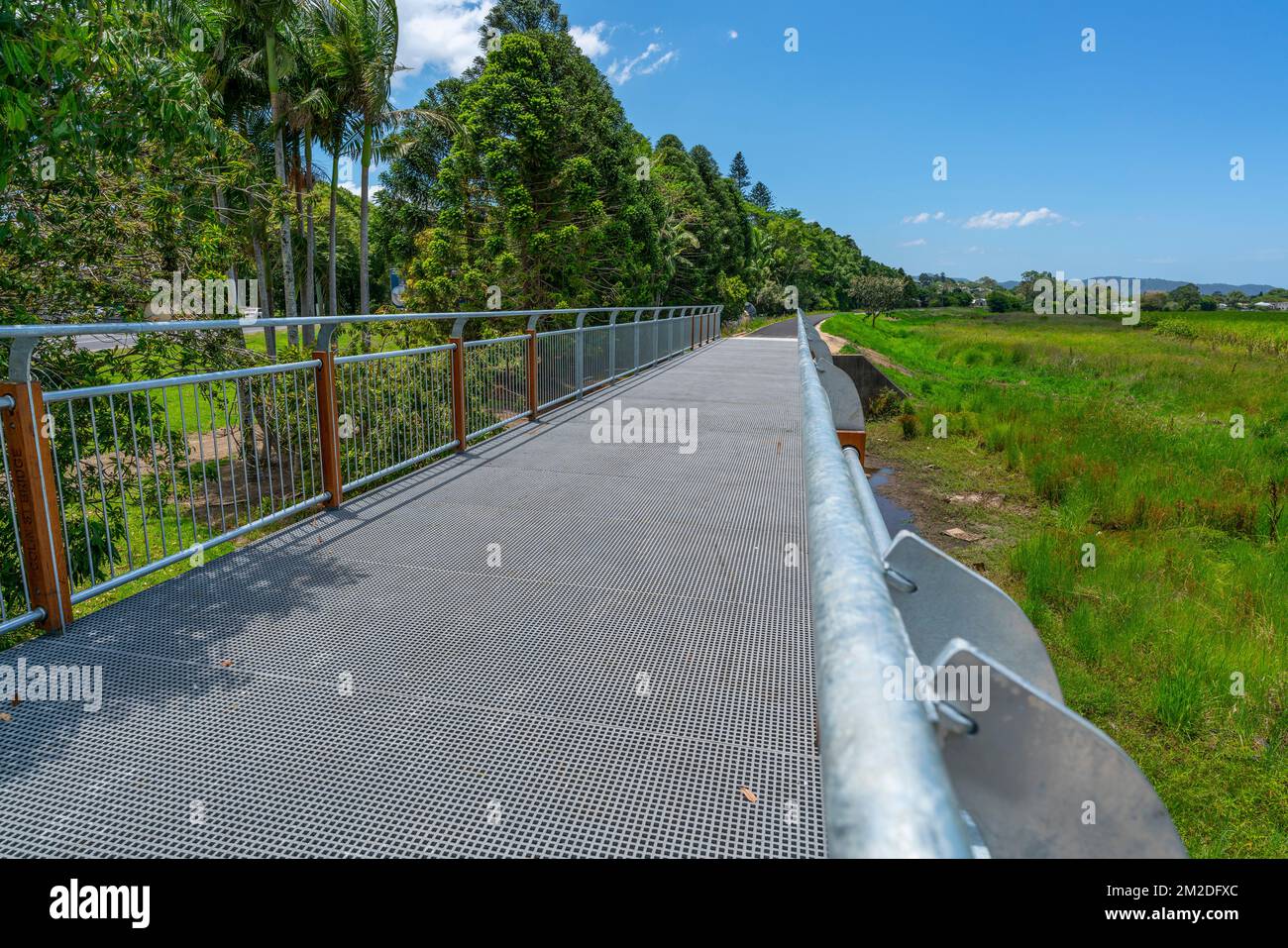 The new Rail Trail on the old northern line at Murwillumbah, northern ...