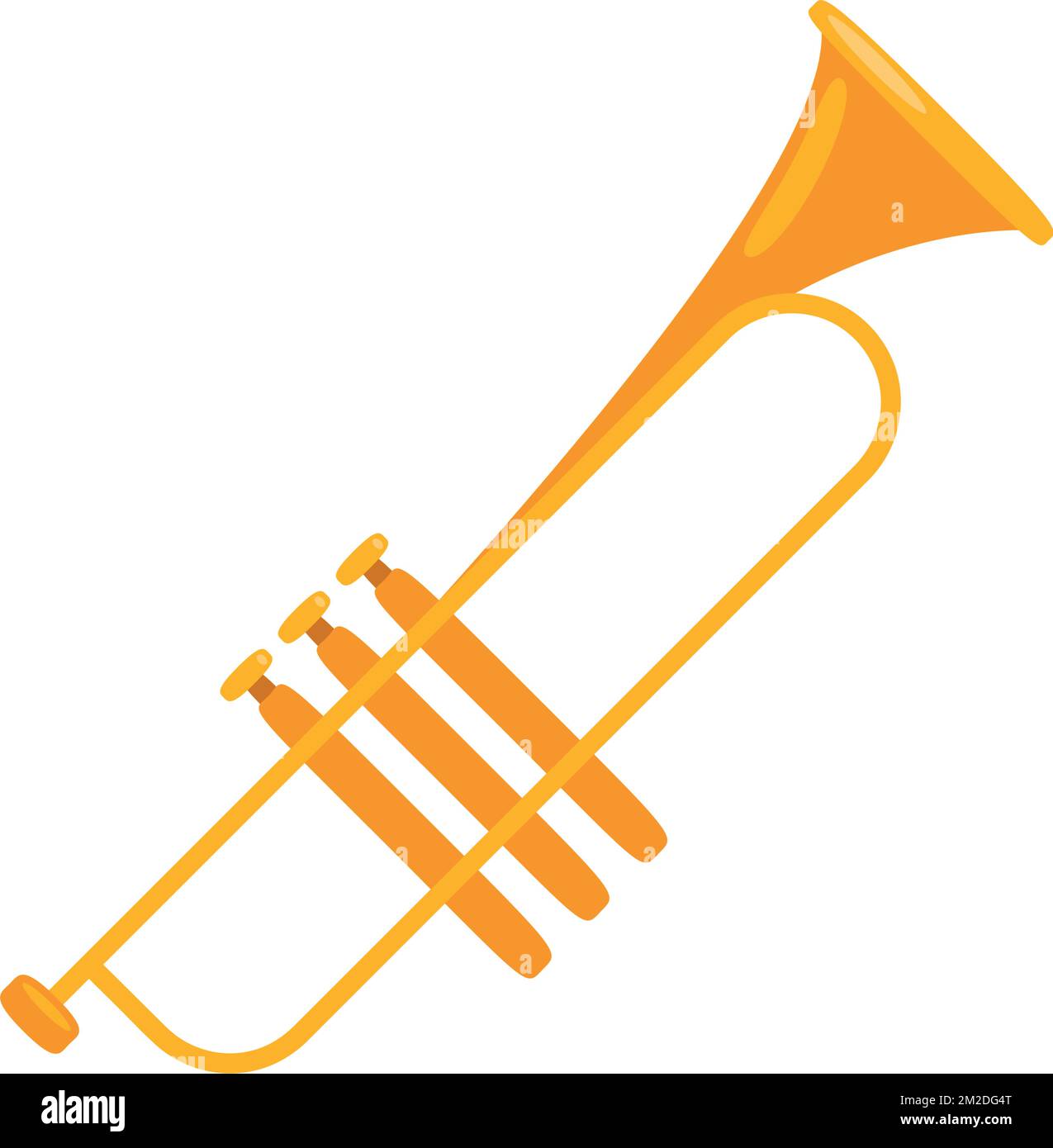 trumpet instrument musical isolated icon Stock Vector Image & Art - Alamy