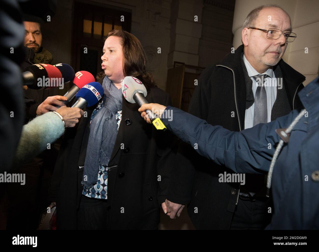 UF's Christian Van Eyken and his partner Sylvia Boigelot pictured as ...