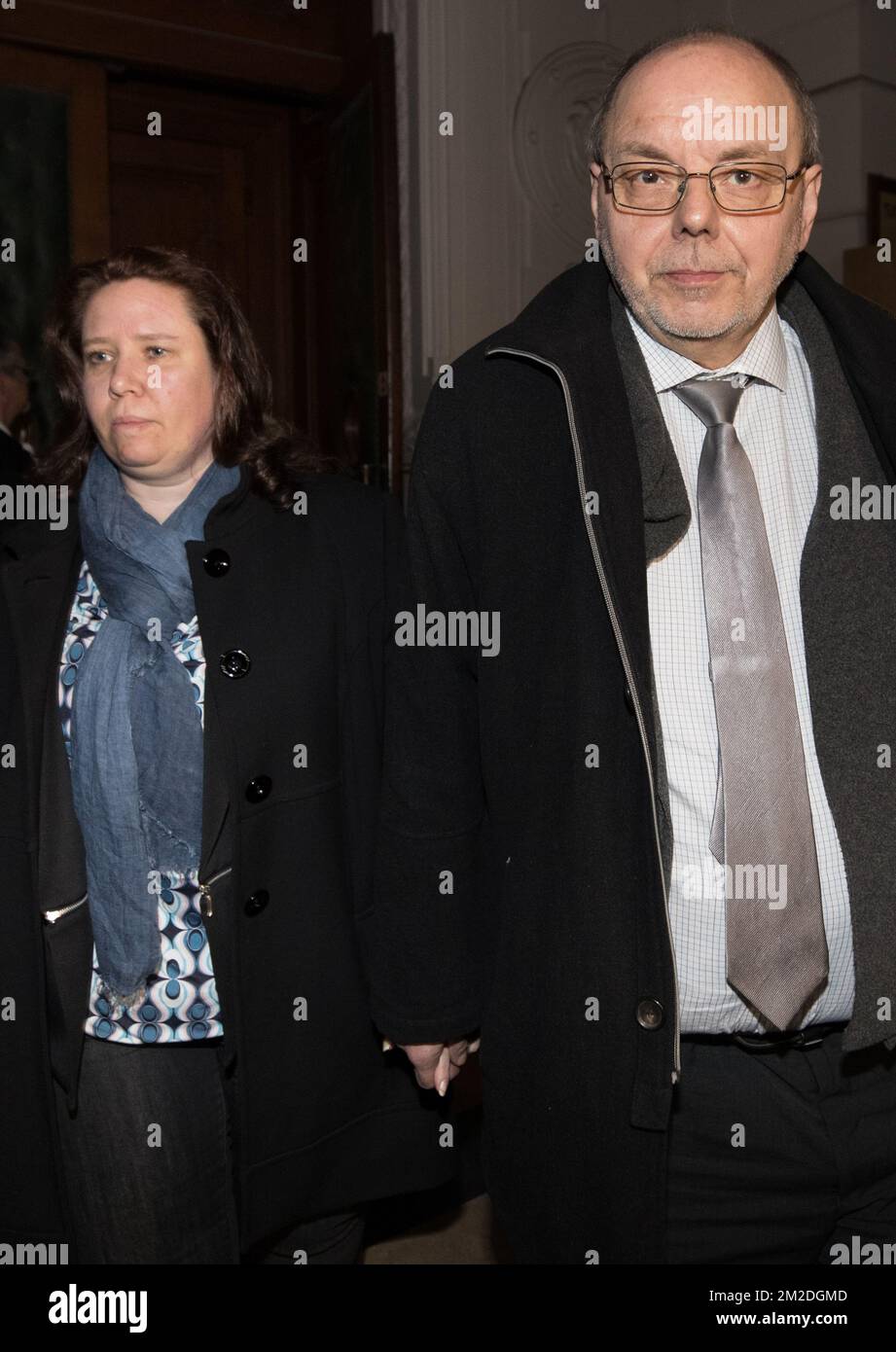 UF's Christian Van Eyken and his partner Sylvia Boigelot pictured as ...