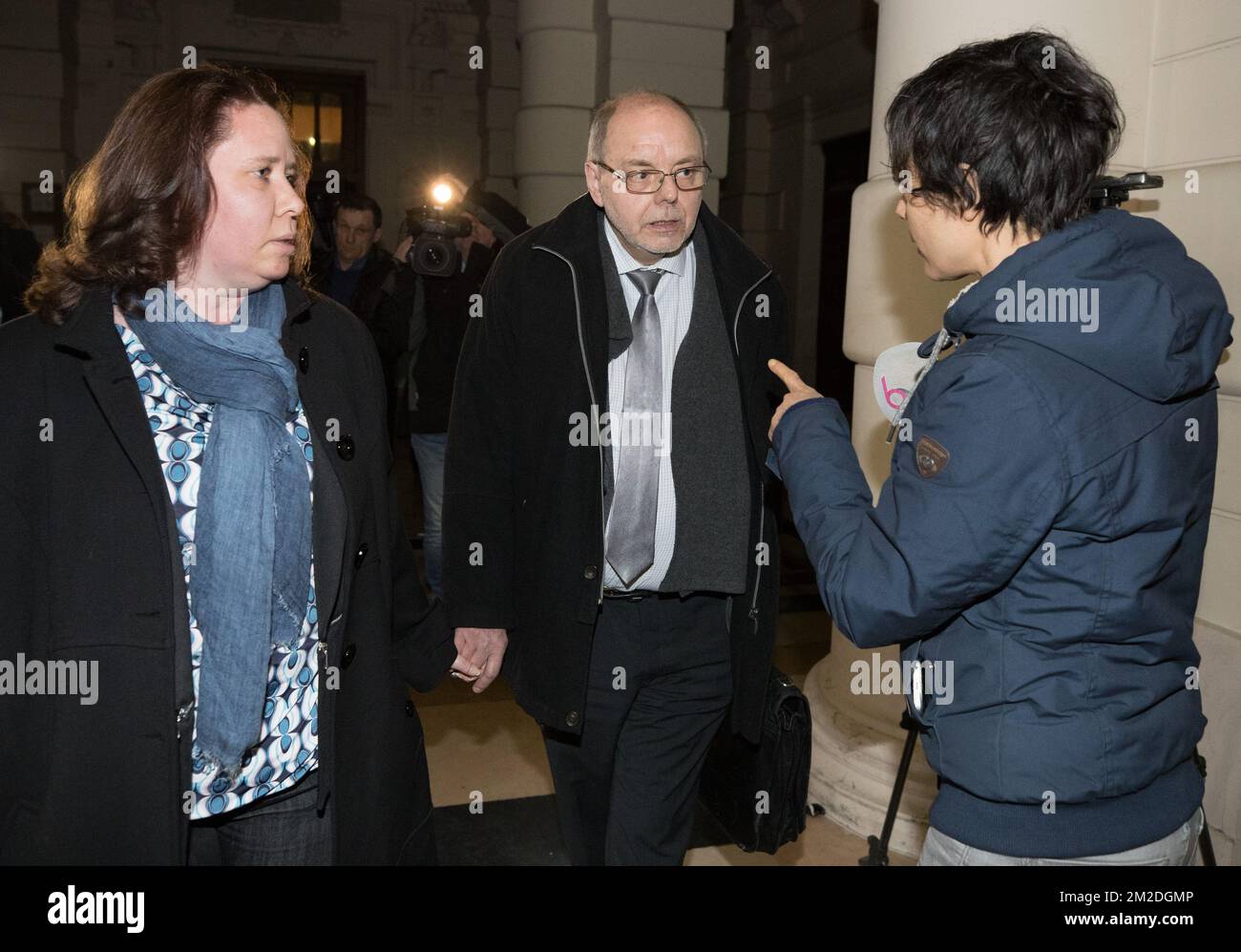 UF's Christian Van Eyken and his partner Sylvia Boigelot pictured as ...