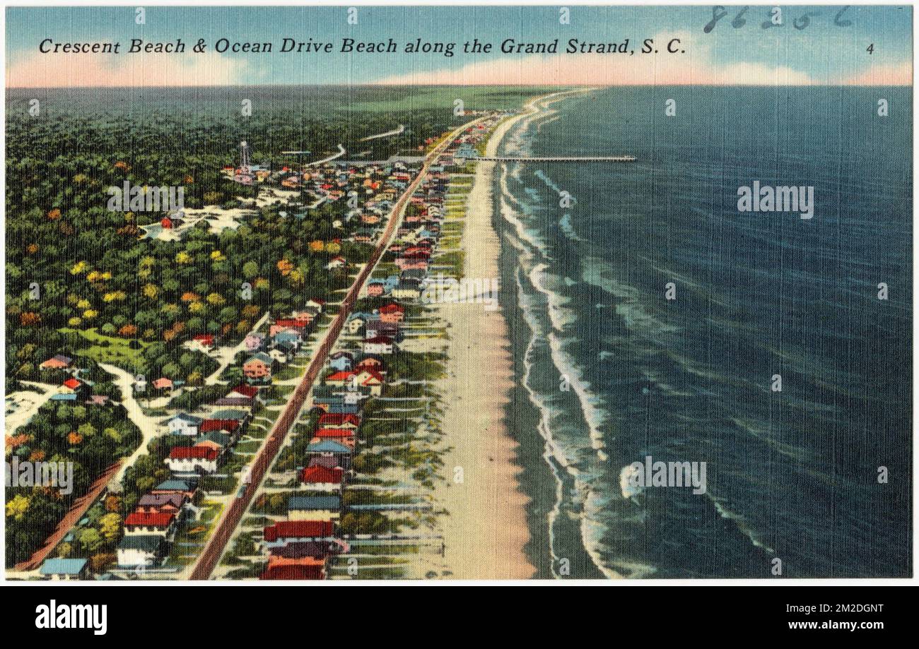 Crescent Beach & Ocean Drive Beach along the grand strand, S. C ...