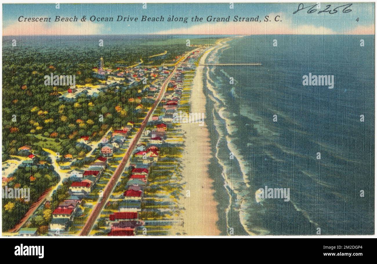 Crescent Beach & Ocean Drive Beach along the grand strand, S. C ...
