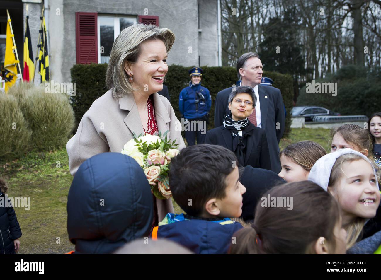 Queen Mathilde of Belgium pictured during a visit to WCU-DANCE (World ...