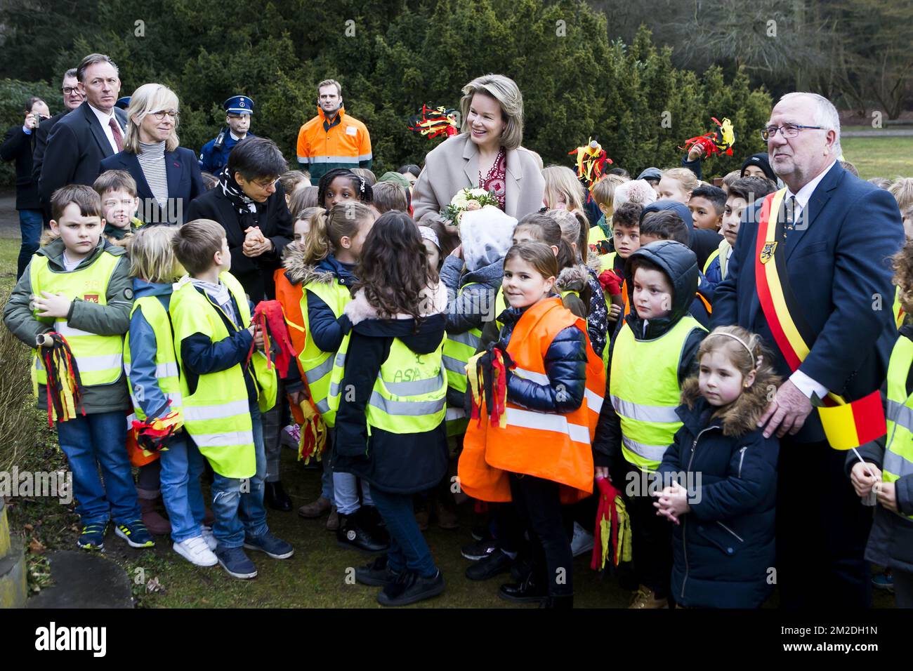 Queen Mathilde of Belgium pictured during a visit to WCU-DANCE (World ...