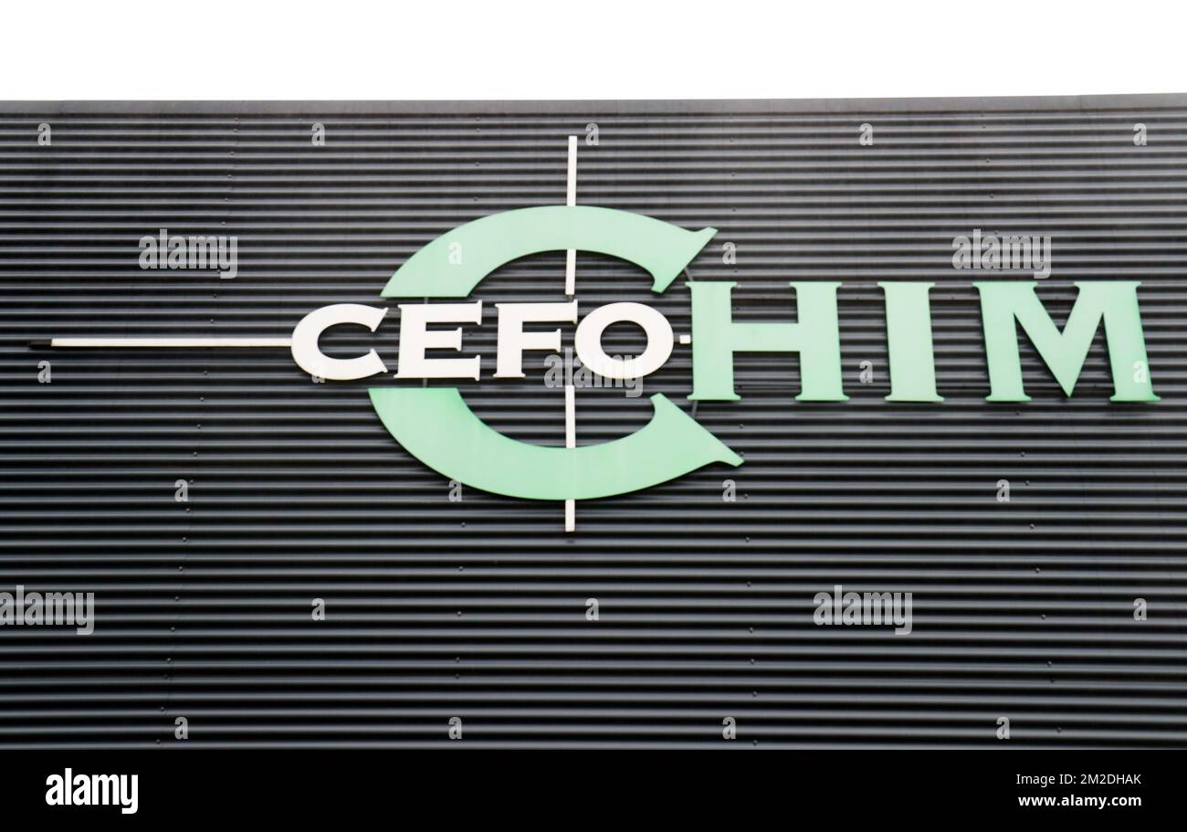 Illustration picture shows the logo outside Cefochim in Seneffe ...