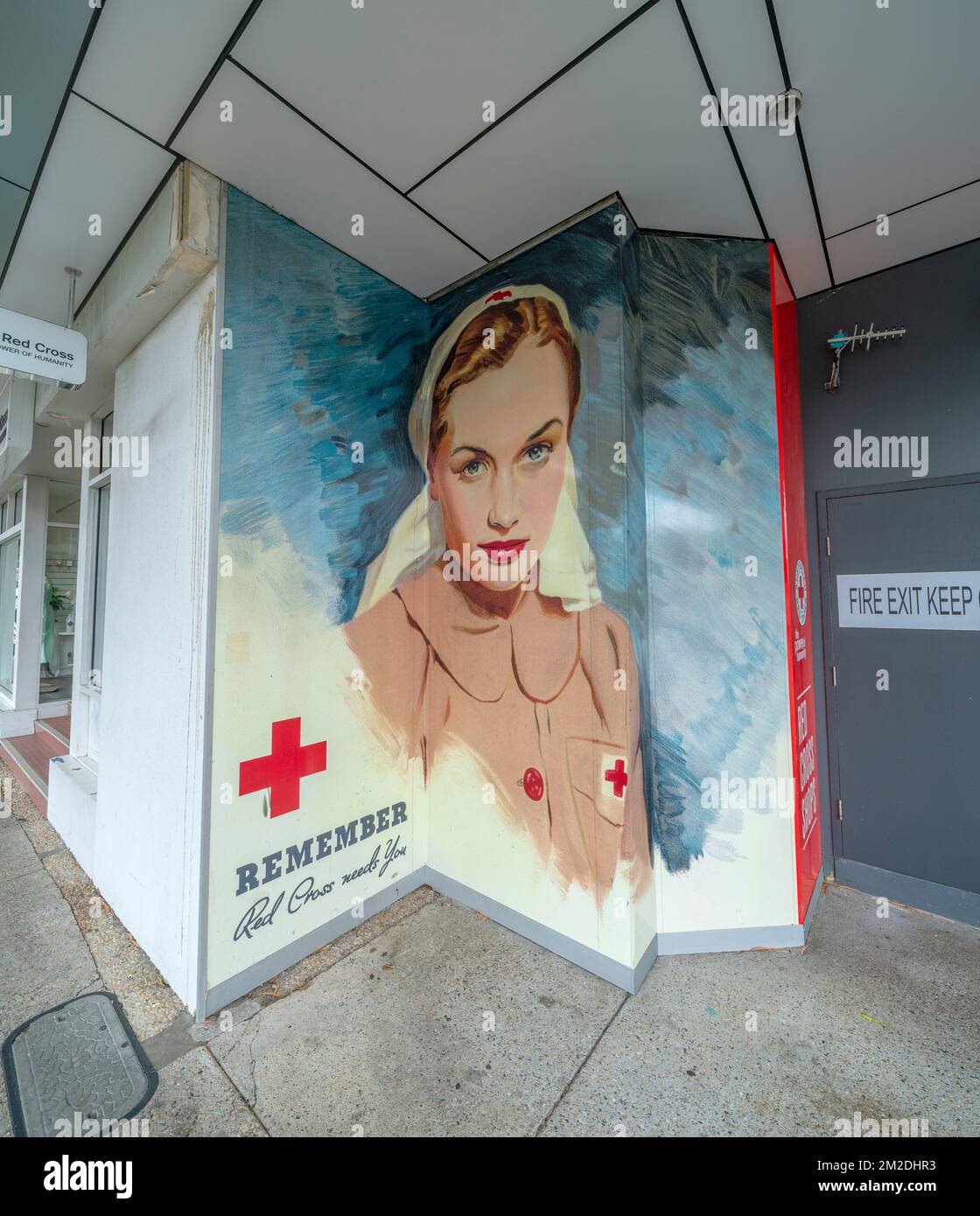 The Red Cross charity shop in Coolangatta on the gold coast in ...