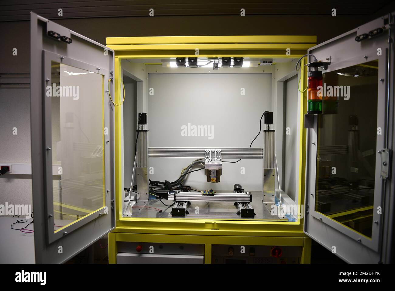 Illustration picture shows the X-ray machine at the new nuclear ...