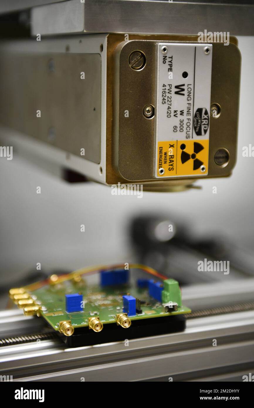 Illustration picture shows the X-ray machine at the new nuclear ...