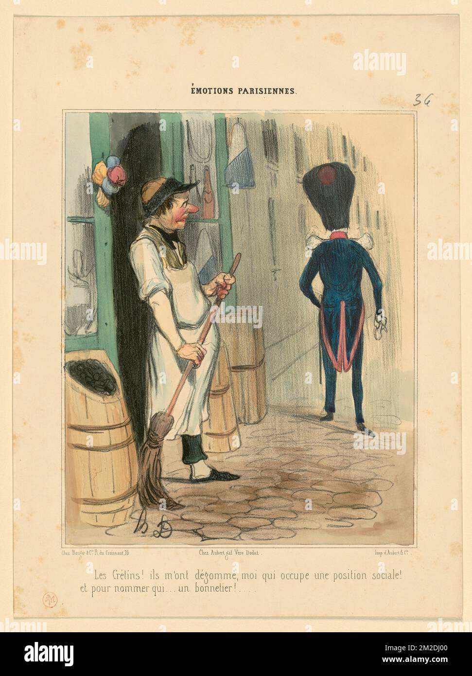 Les crétins! Ils m'ont dégommé.... Honoré Daumier (1808-1879 ...