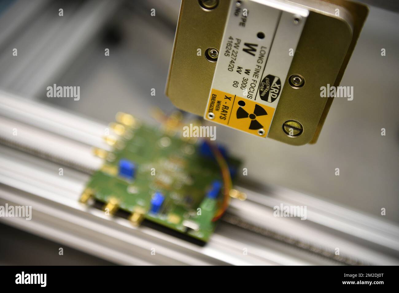 Illustration picture shows the X-ray machine at the new nuclear ...