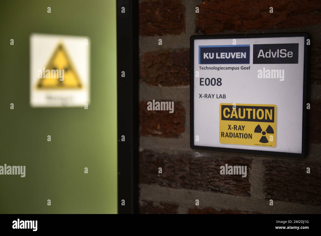 Illustration picture shows the new nuclear radiation laboratory of the ...