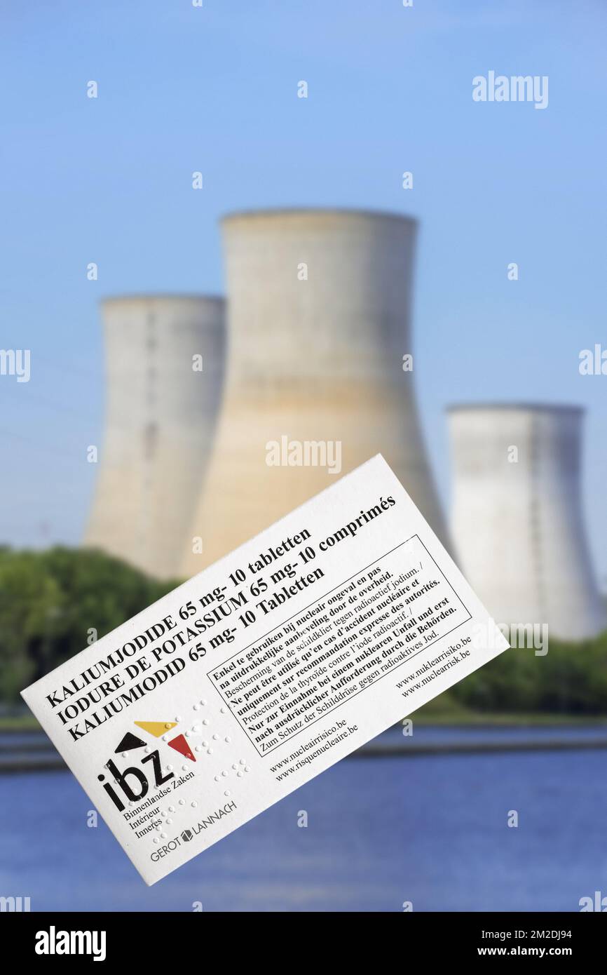 Tihange nuclear power plant and iodide tablets to protect Belgian ...