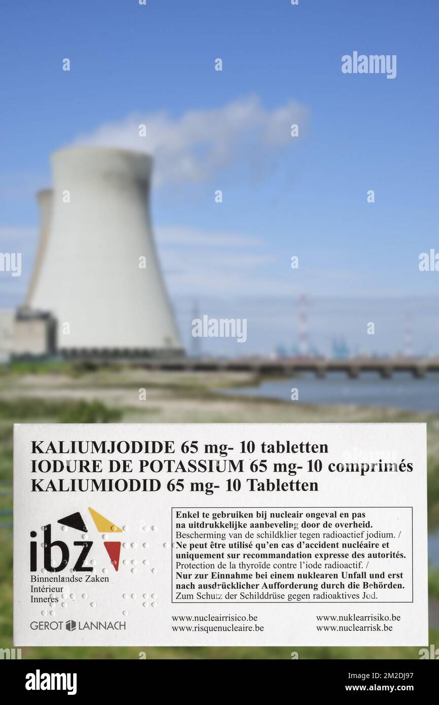 Doel nuclear power plant and iodide tablets to protect Belgian ...