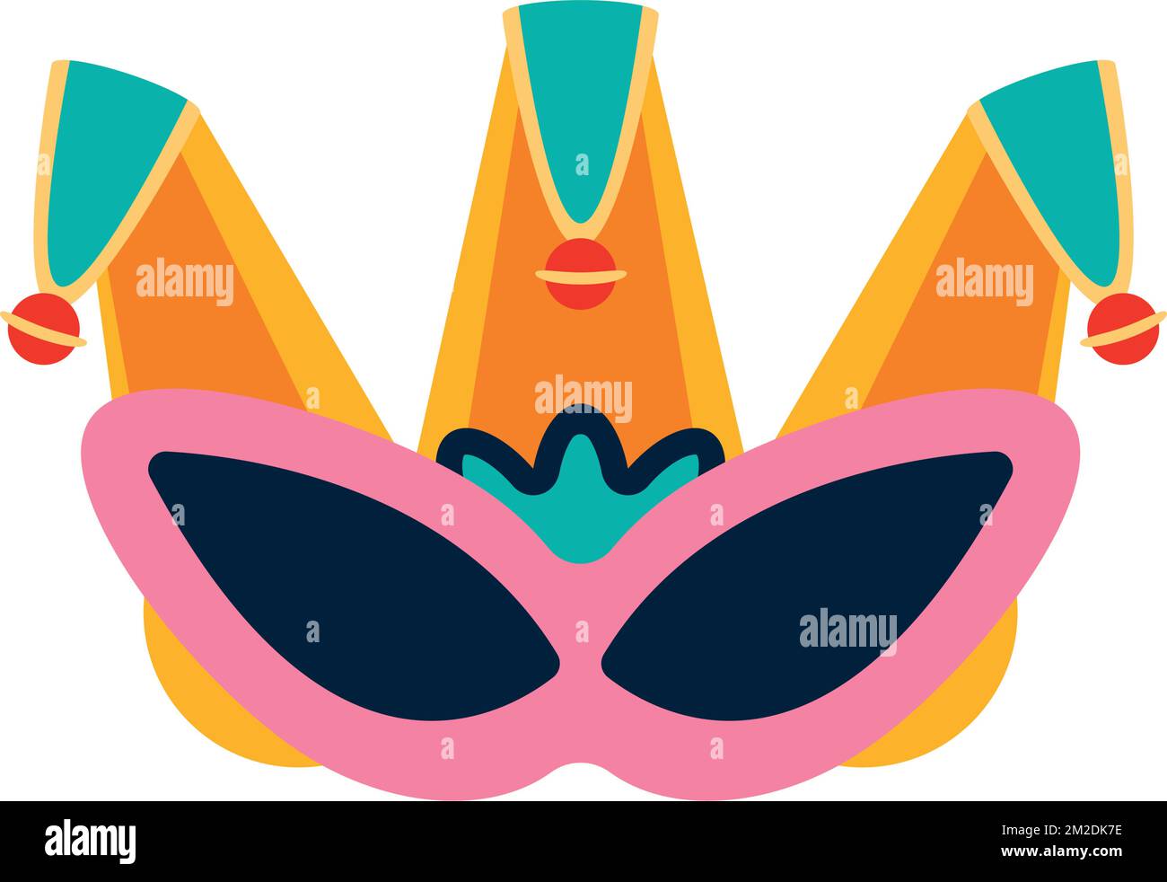 pink mardi gras mask icon Stock Vector Image & Art - Alamy