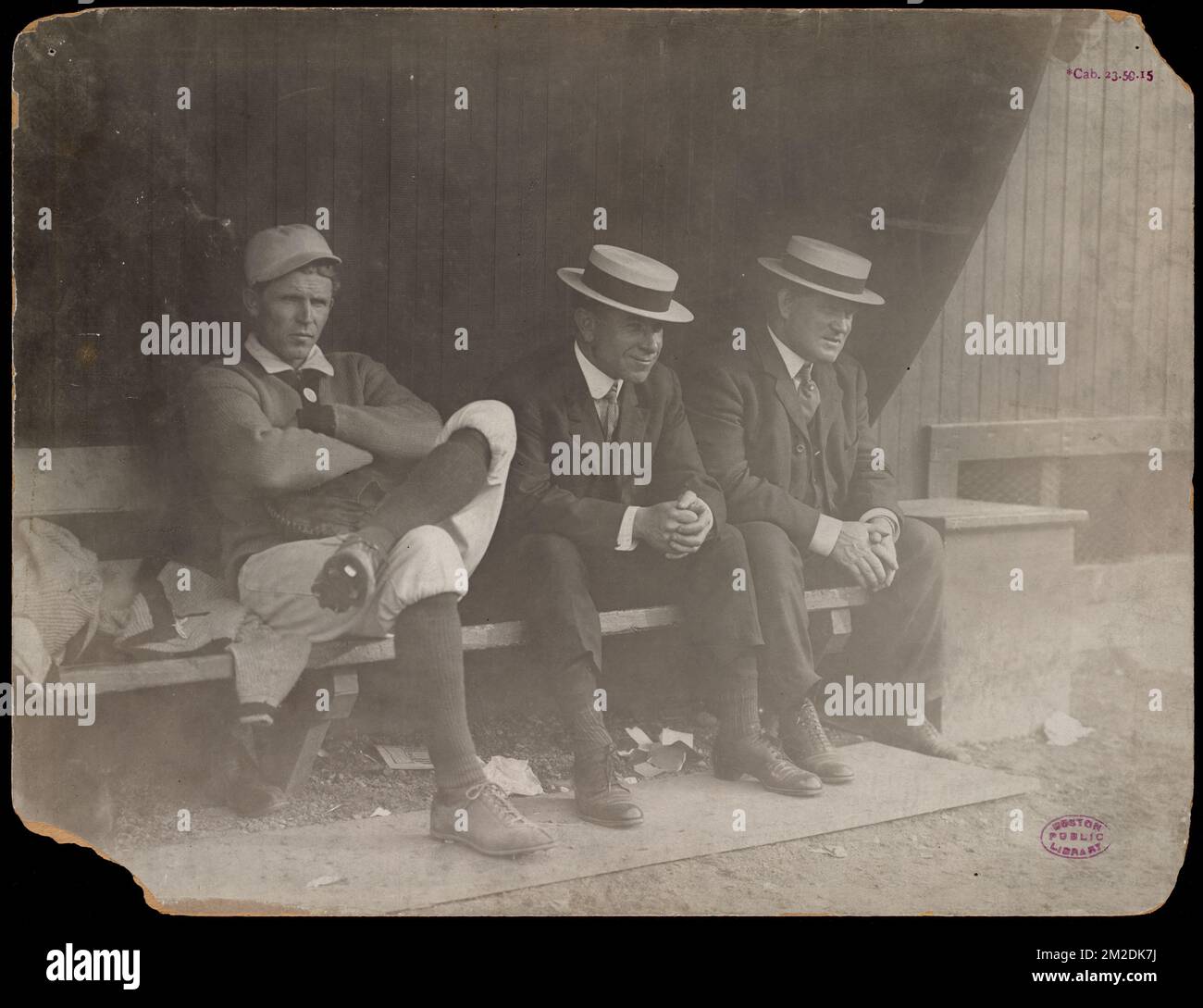 Lou Criger, Hugh Duffy and Hurst, Boston Americans , Baseball players ...