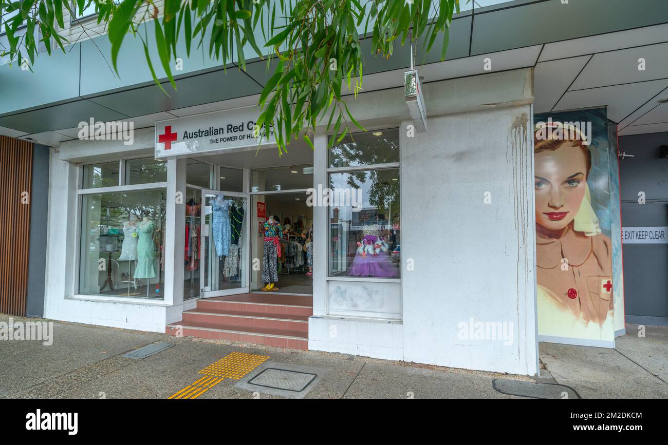 The Red Cross charity shop in Coolangatta on the gold coast in ...