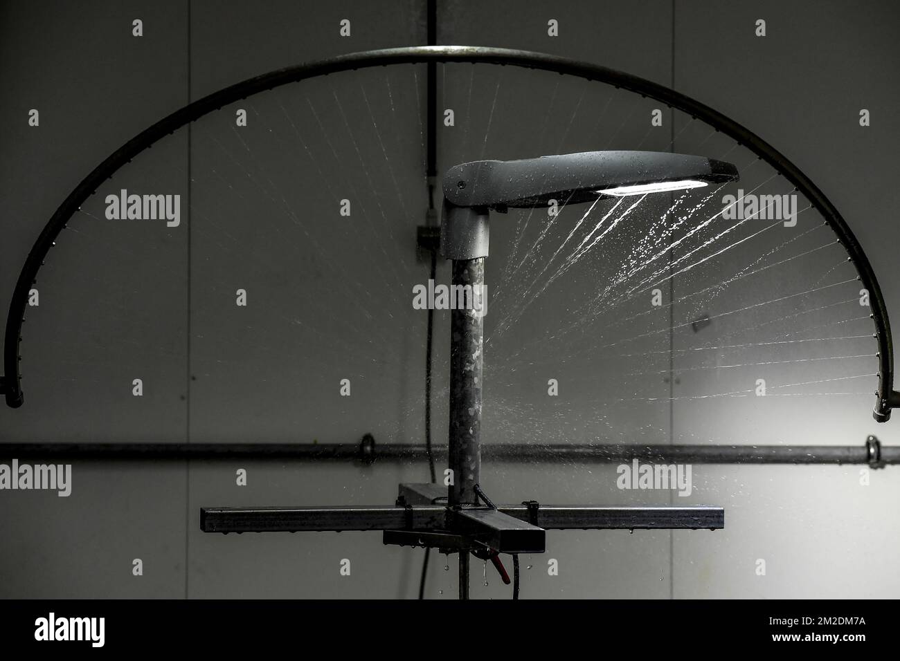 Illustration picture shows a press visit to the RAPEX test lab for ...
