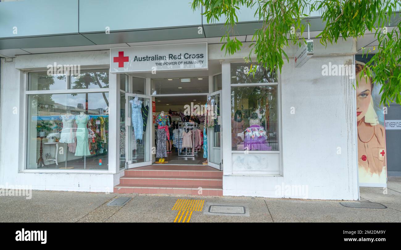 The Red Cross charity shop in Coolangatta on the gold coast in ...