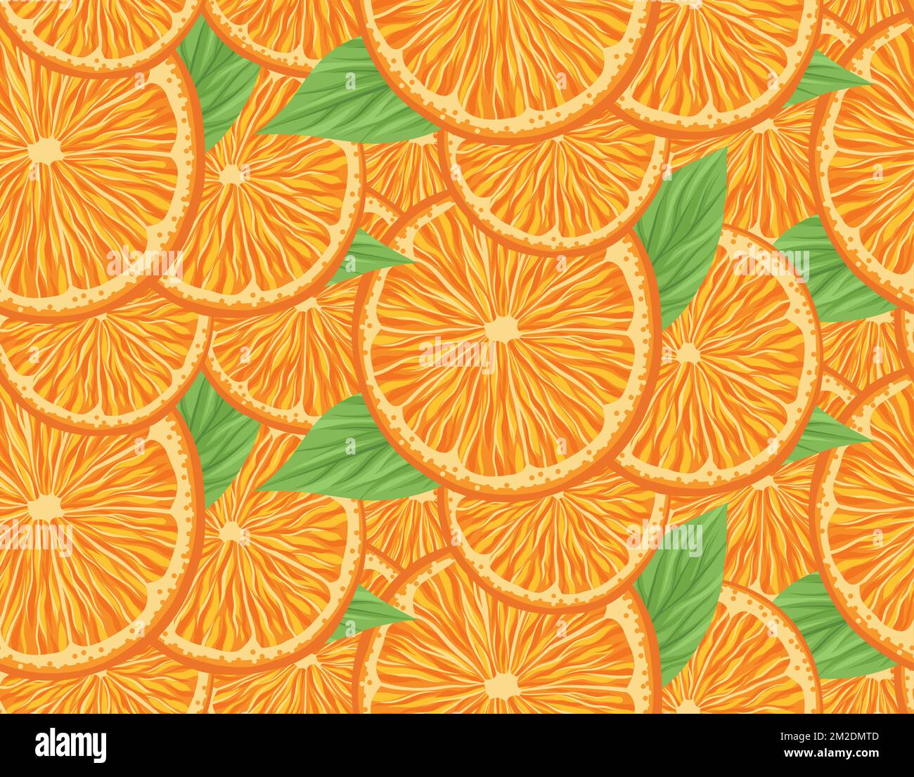 Seamless Orange Fruit Texture