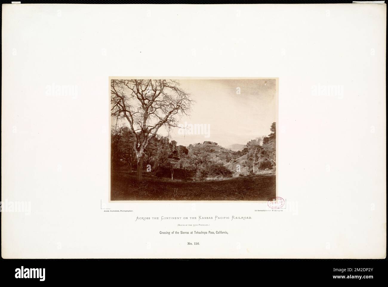 Crossing of the Sierras at Tehachapa Pass, California, , Passes ...