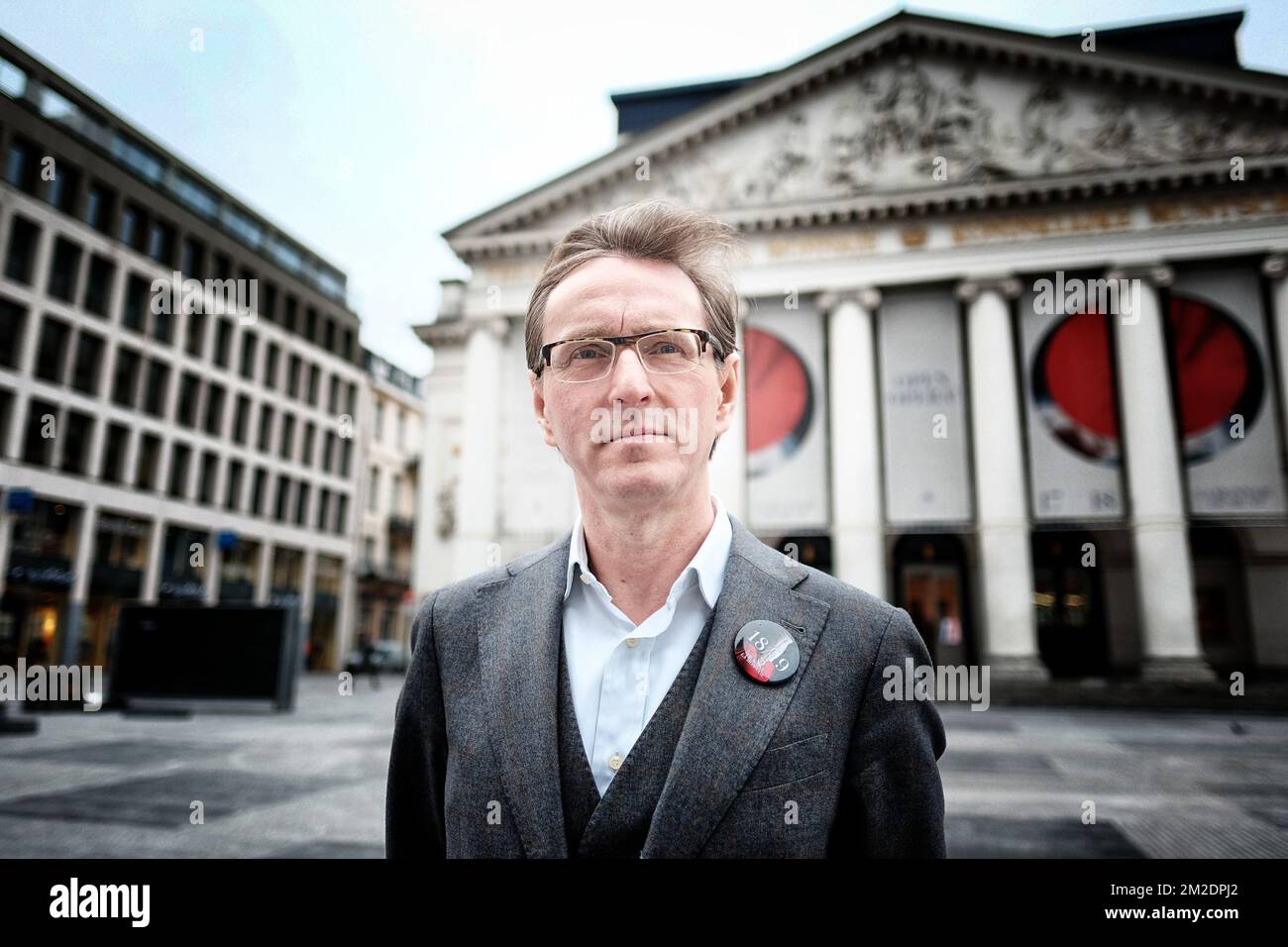 General director of De Munt - La Monnaie theatre Peter de Caluwe poses ...