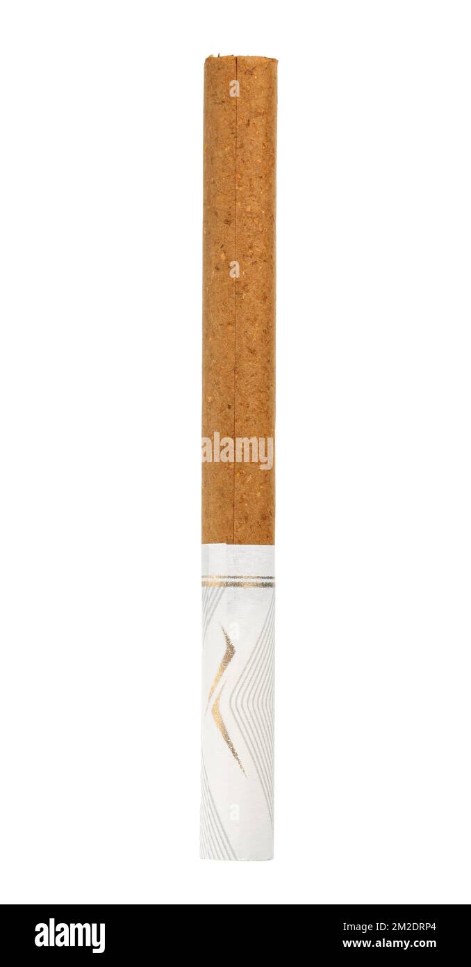 Whole cigarette isolated on white background Stock Photo - Alamy