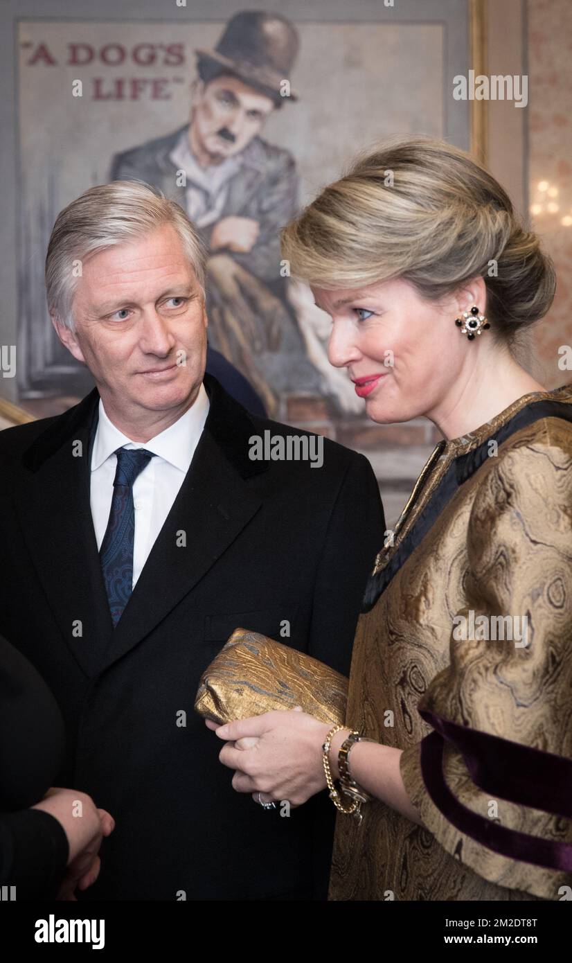 King Philippe - Filip of Belgium and Queen Mathilde of Belgium pictured ...